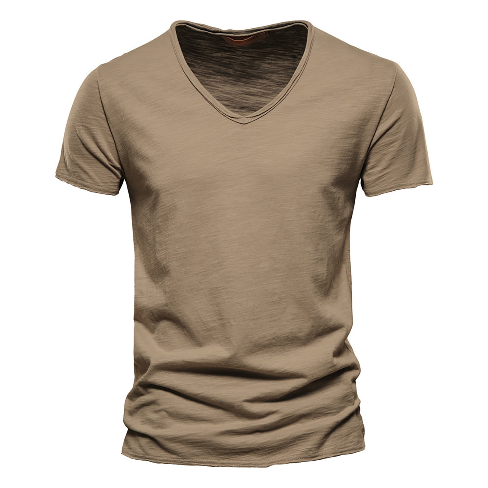 Click here for Ttfdc Mens V Neck T Shirts  White Tee Shirts Thick... prices