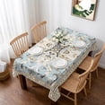 Bohemia Vintage Floral Pattern Table Cloth 60x84in, Waterproof ...