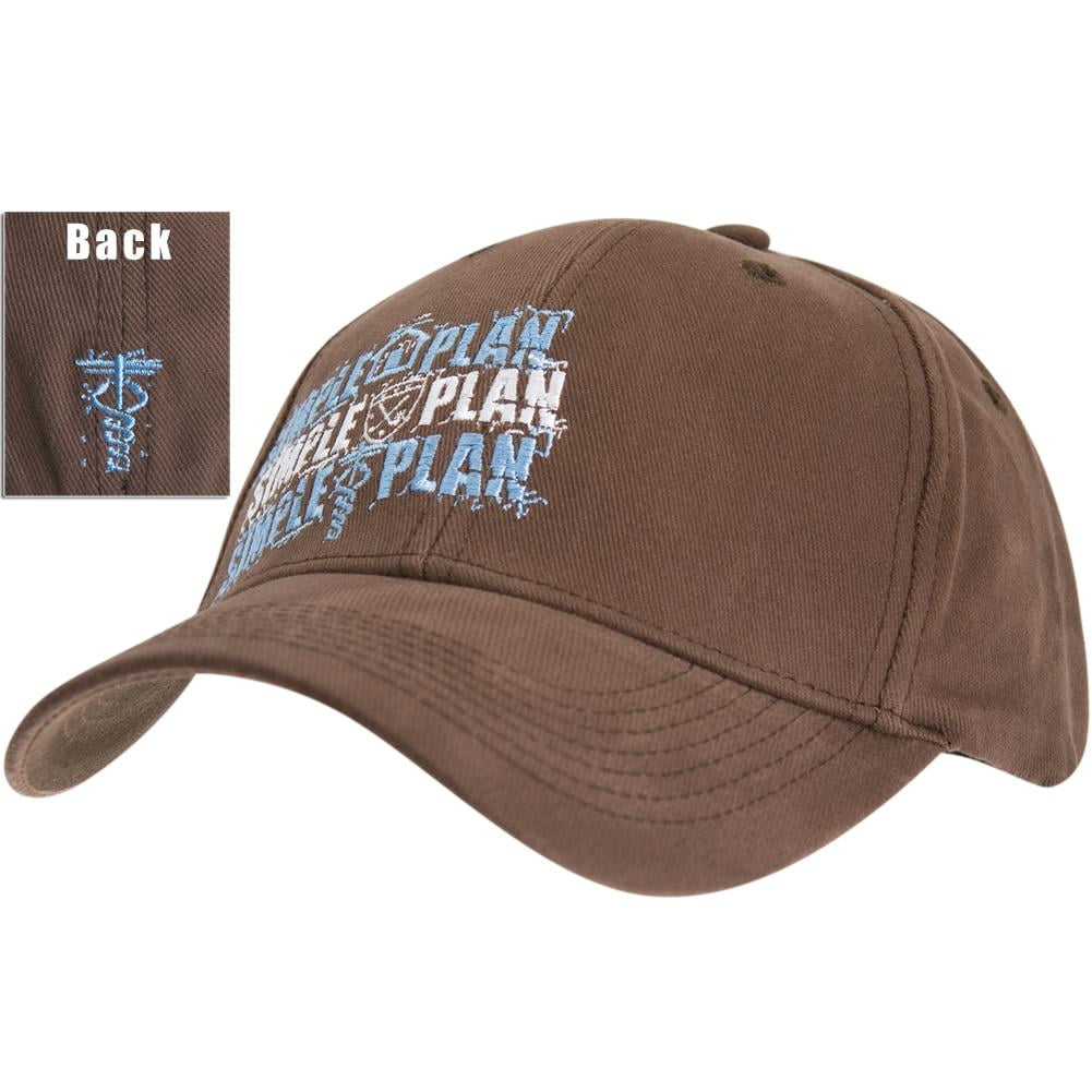 Simple Plan - 3 Crest Logo Flex-Fit Baseball Cap - Walmart.com