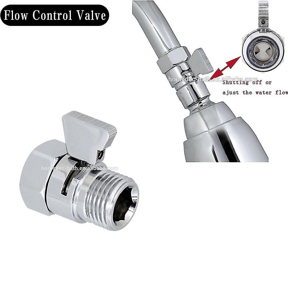 Shower Flow Rate Adjust Valve, Angle Simple Brass Construction Bath ...