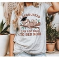 Teeso Graduation Shirt, I Graduated Can I Go Back To Bed Now ...