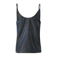 Zohium Womens Glitter Strappy Tank Tops Ladies Sexy Sparkle Cami Swing