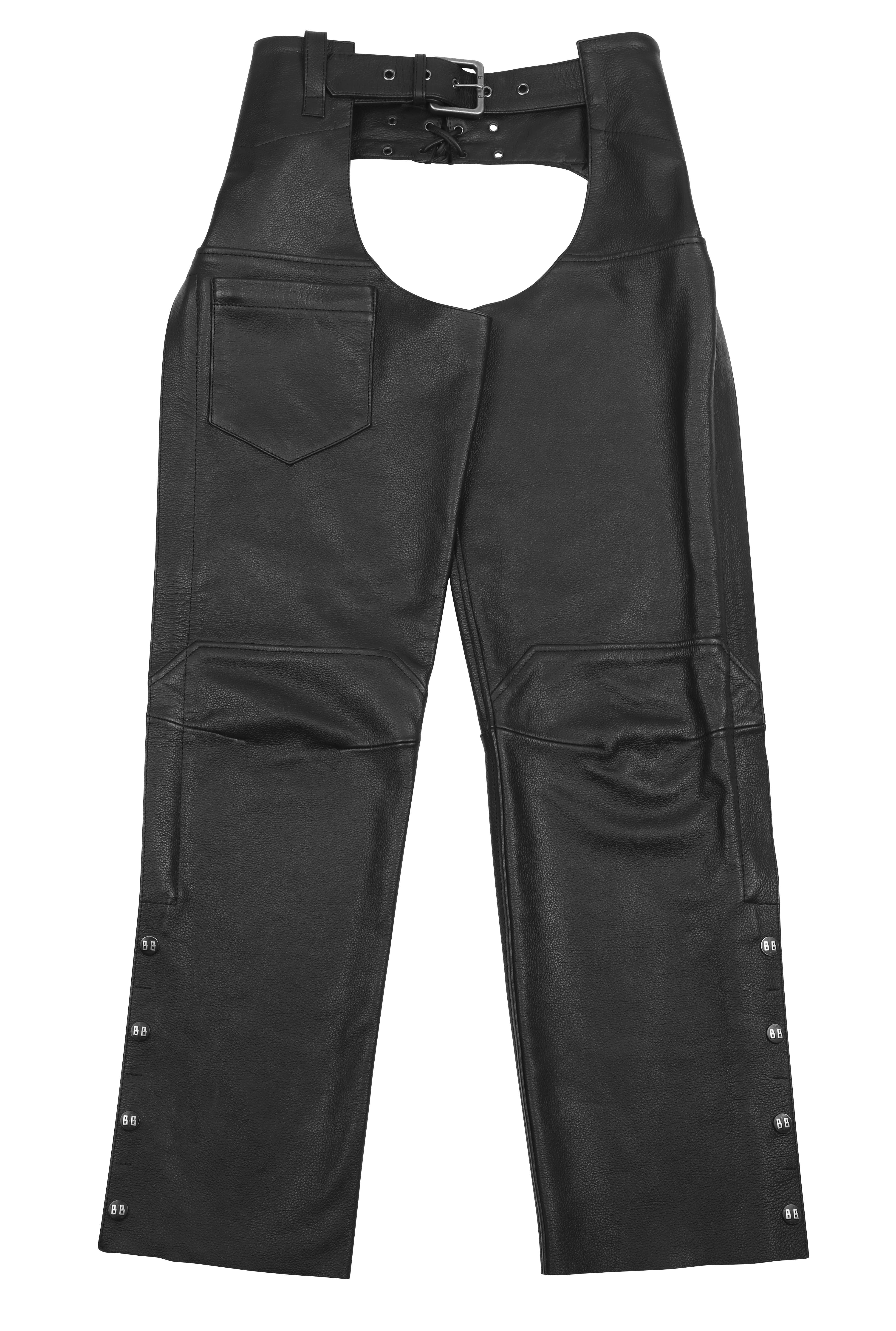 Black Brand Degree Chaps Black Md BB3083 - Walmart.com
