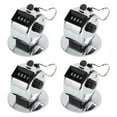 Clickers Counter, Metal Hand Tally Counter Clickers with 4 Digit ...