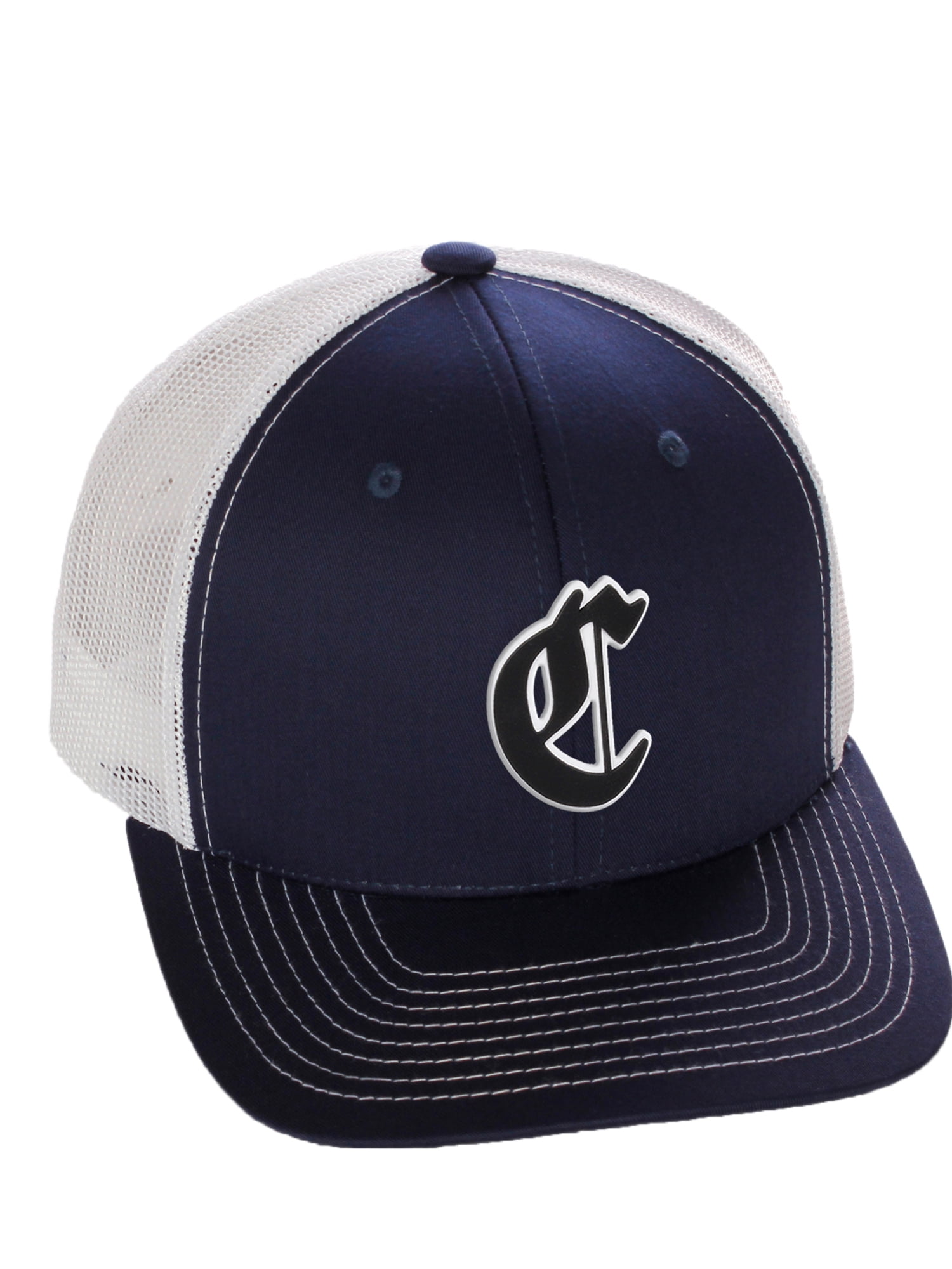 Daxton Classsic Baseball Trucker Hat Old English A to Z Letters Numbers ...