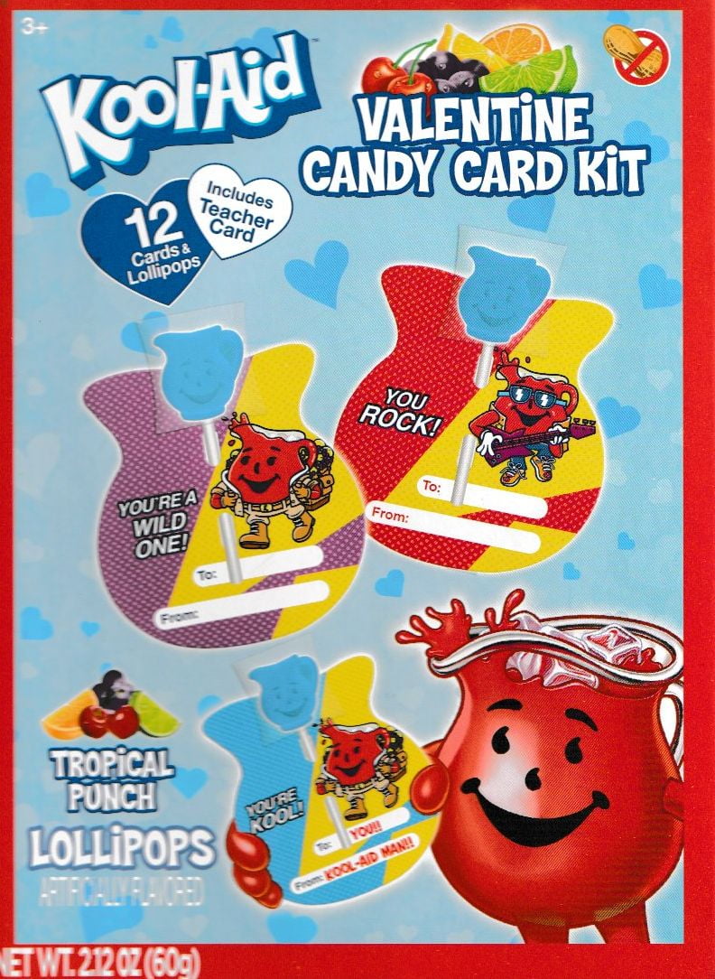 Kool-Aid Valentines Day Classroom Exchange Gift, Tropical Punch 12 ...