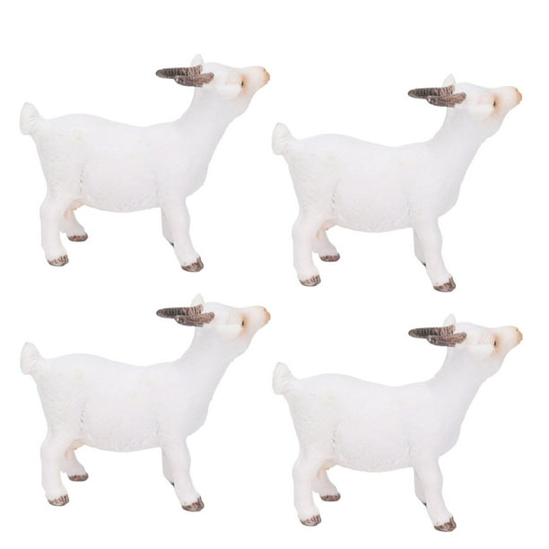 Farm Animals Model,4pcs Goat Figurines Set Goats Figures Animal Goat ...