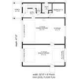 763-3678: Modern Contemporary 2 Bed, 3 Bath Luxury Home Plan, 1669 Sq ...