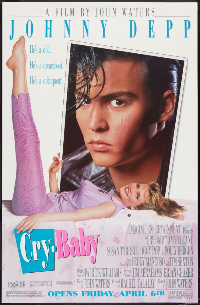 Crybaby Poster Johnny Depp Poster Metal Sign 8inx 12in Print on Metal ...