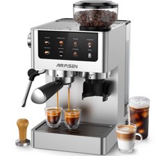 Fully Automatic Espresso Machine 12 Cup Coffee Maker One-Touch ...
