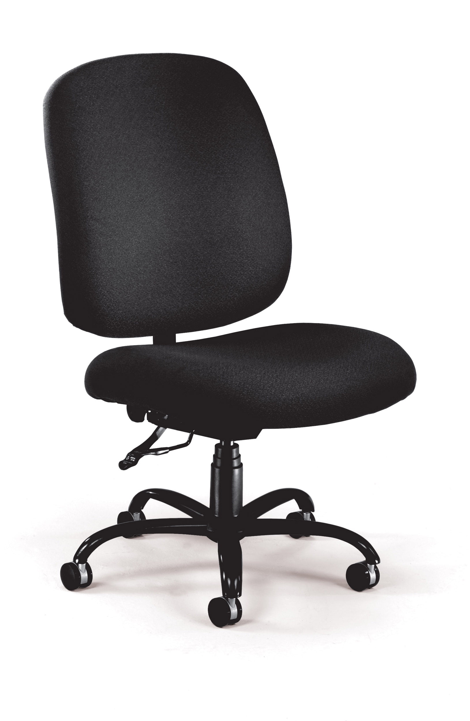 OFM Model 700 Big and Tall Fabric Mid-Back Armless Swivel Task Chair ...