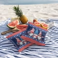 4th of July Outdoor Waterproof Throw Pillow Covers Set of 2 USA Flag ...