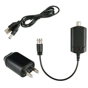 ONN. Outdoor TV Antenna Amplifier, Black - Walmart.com