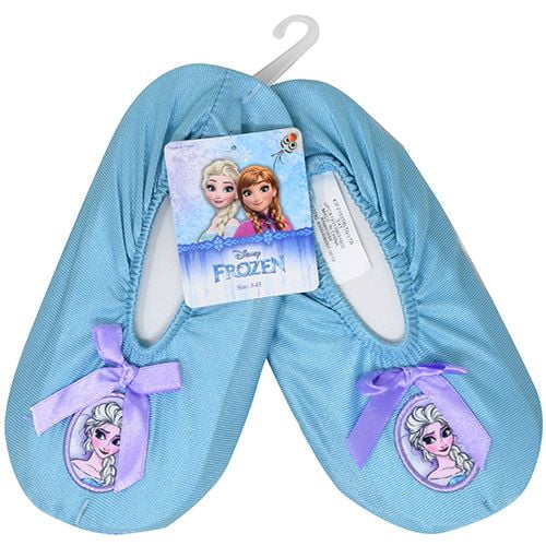 2 Pairs Frozen "Elsa" Slipper Sock Size 3T-4T - Walmart.com