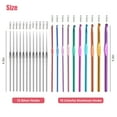 EEEkit 100pcs Crochet Hooks Set With Aluminum Knitting Needles ...