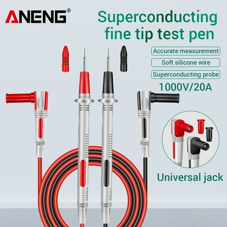 ANENG 1 Pair Multimeter Test Needles 20A/1000V Voltmeter Measuring ...
