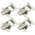 Home Essentials Hardware Kit Stainless Steel Spring Loaded Clamp Clip ...