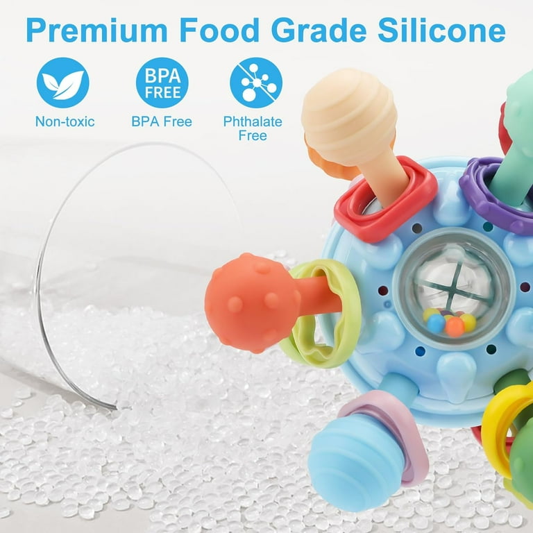Baby Montessori Sensory Toys for 0 6 6 12 Months Food Grade Teething Toys for Babies 0 3 6 9 12 18 Months Newborn Infant Learning Developmental Toys Gifts for 1 2 Year Old Boys Girls Walmart