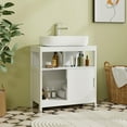 Infans Under Sink Vanity Cabinet w/ U-shaped Cut-out Design 2 Sliding ...
