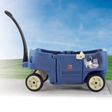 Step2 Two Plus Blue: Foldable Plastic Toy Wagon Ride for Toddlers ...