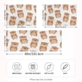 Cute Groundhog Pattern Standard Size Satin Pillowcase 20''x26'' Double ...
