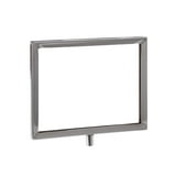 Rectangular Retail Rack Chrome Frame Magnetic 5.5" x 7" Sign Holder ...