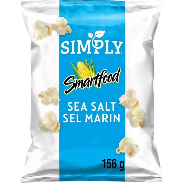 Simply Smartfood Sea Salt Seasoned Popcorn, 156 g. - Walmart.ca