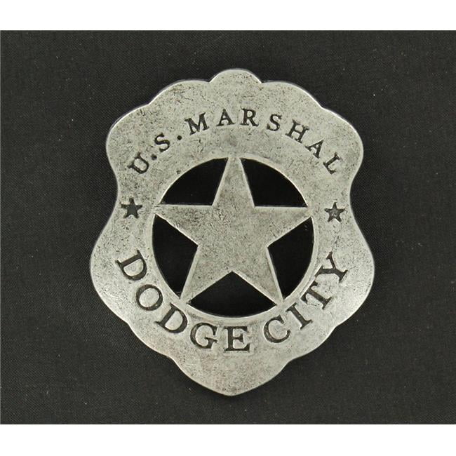 M&F Western 28218 US Marshall Dodge City Toy Badge - Walmart.com