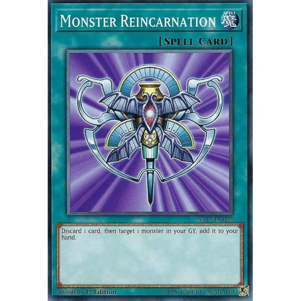 YuGiOh Link Strike Monster Reincarnation YS17-EN022 - Walmart.com ...