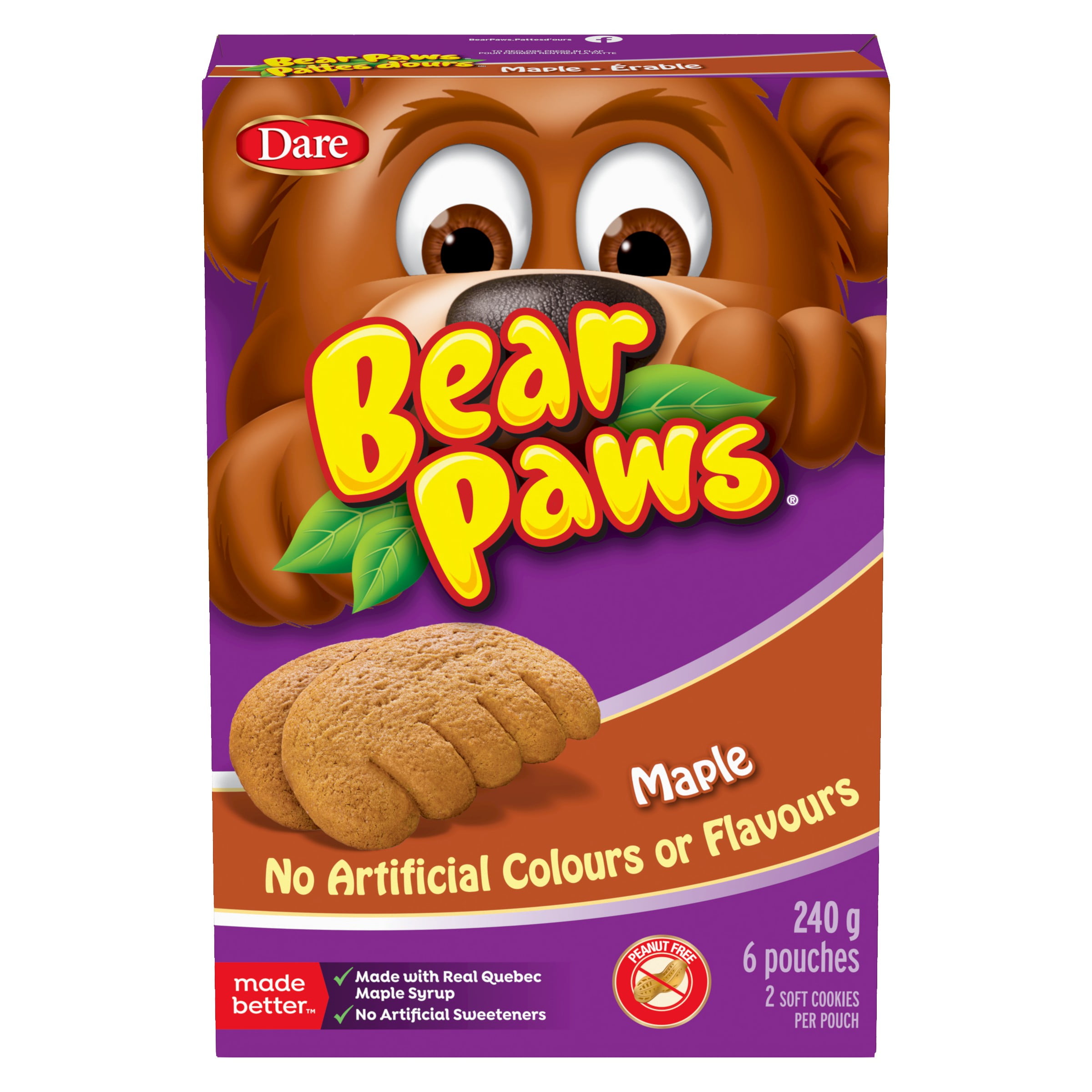 Bear Paws Maple, Dare Cookies - Walmart.ca