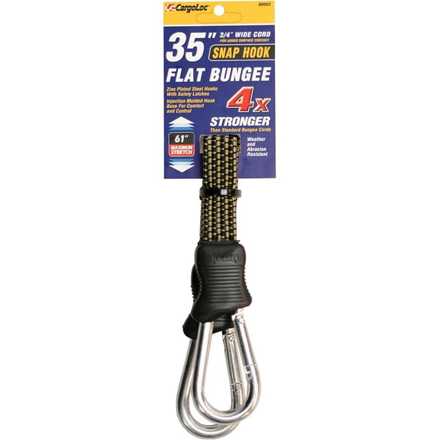CargoLoc 89952 Snap Hooks with Flat Cord, 35-Inch - Walmart.com
