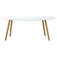Antique Coffee Table - Bean Shape Accent Table - Modern Living Room ...