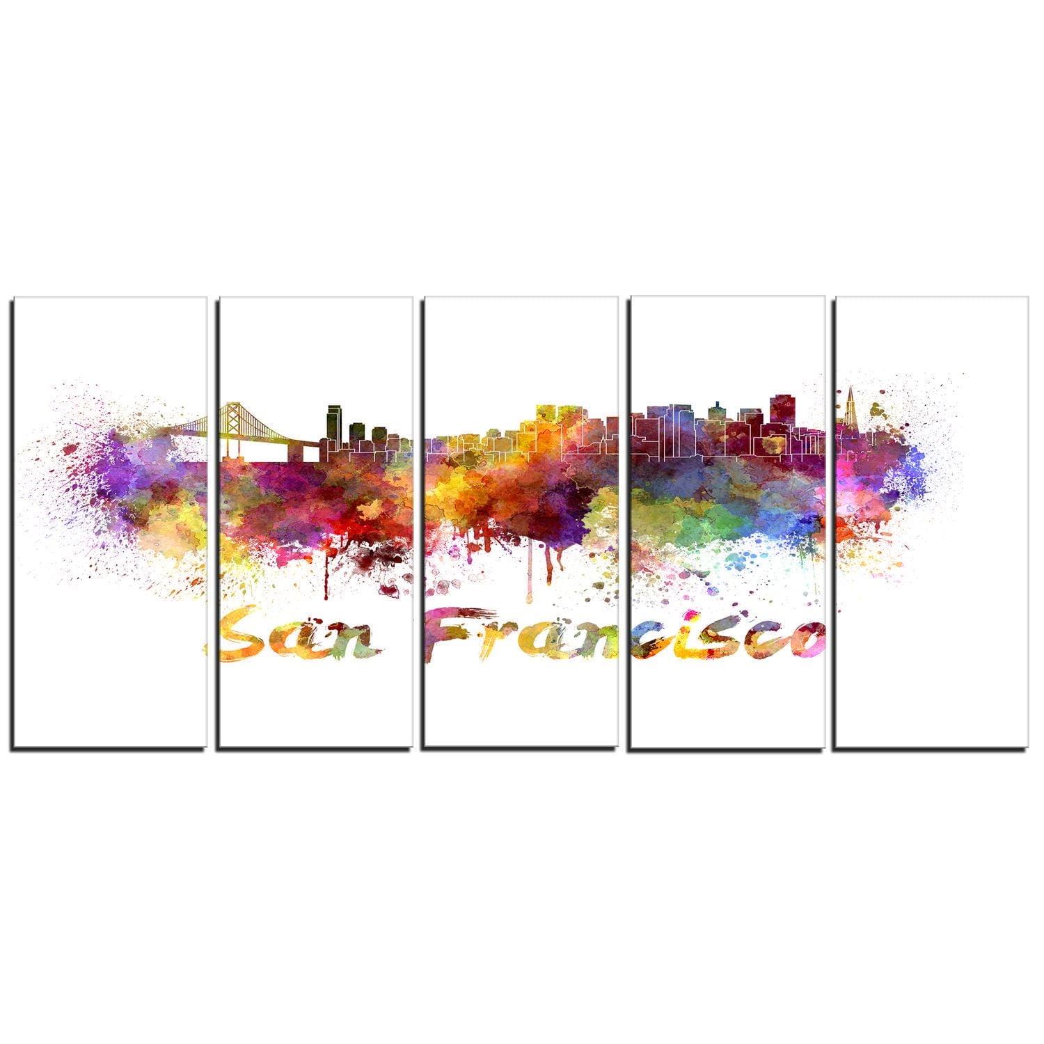 Click here for Designart Design Art San Francisco Skyline Canvas... prices