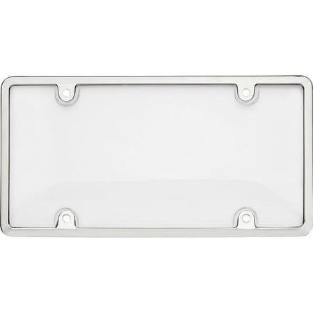 Cruiser Accessories Tuf Combo, Chr/Clr License Plate Shield, Fits ...