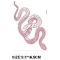 Big Size Red Snake Waterproof Temporary Tattoo Stickers For Women Men ...