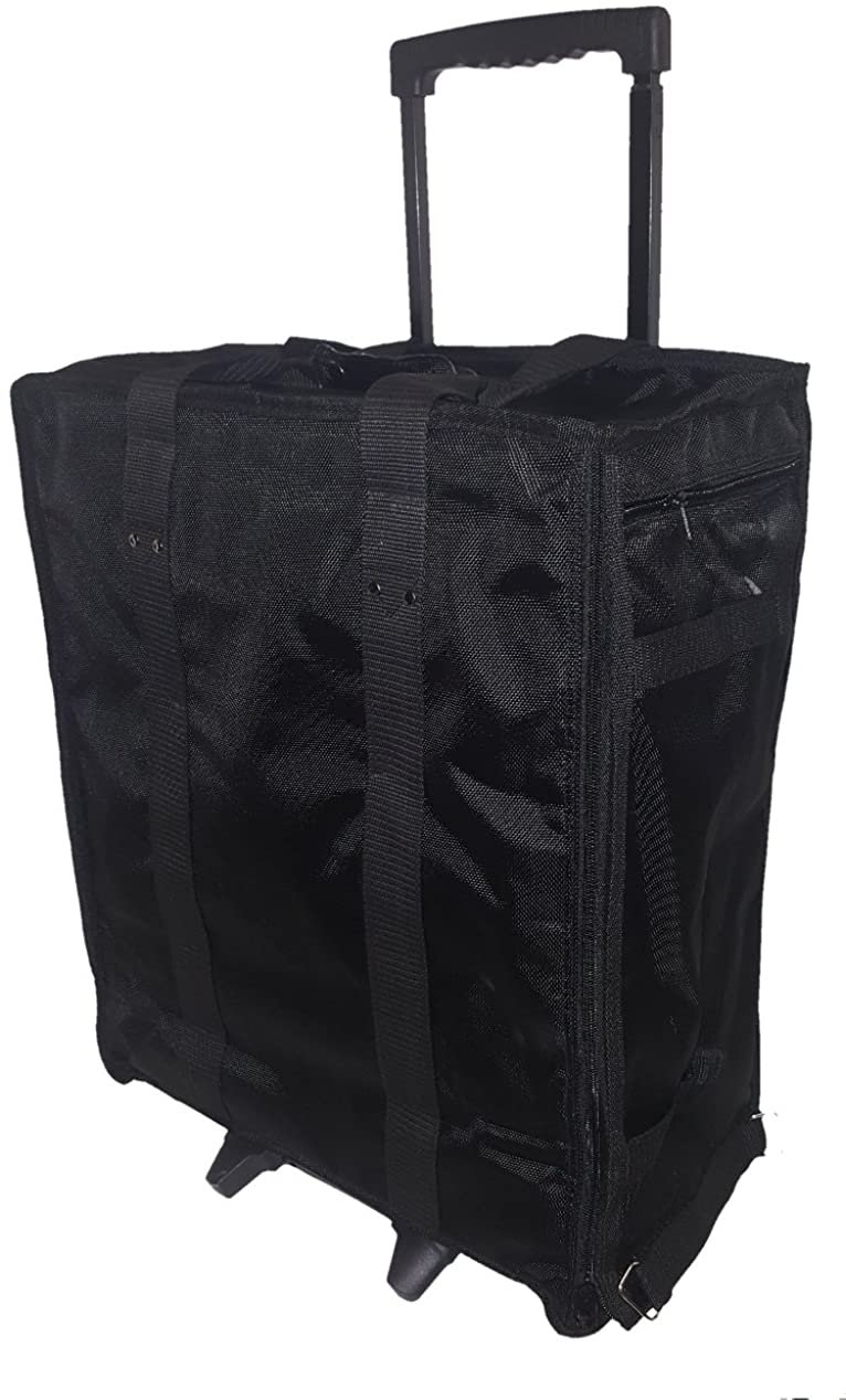 888 Display Large Jewelry Display Rolling Carrying Case w/17 Trays ...