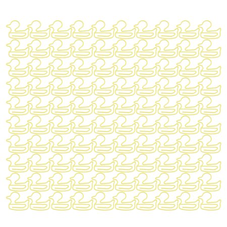 Paper Clips, Lightweight Yellow Duck Shape Portable 100 Pcs Metal ...