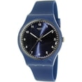Swatch Originals Mono Blue Dial Silicone Men's Watch SUON116 - Walmart.com