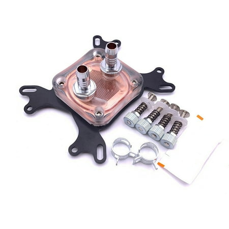 Universal Water Cooling Block Computer CPU Water Cooler Block water ...