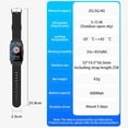 Agiufgs Elderly Smart Watch, One-Button Sos Emergency Call and Health ...