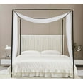 Canopy Bed Curtains with Light Princess Bed Canopy Scarf for Full/Queen ...