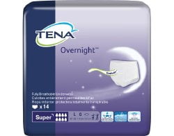 Tena Overnight Super Adult Underwear Pull On Large Disposable Heavy ...