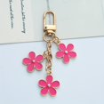 10 Sets Enamel Flower Keychains Bulk with Gift Bags and Thank You Tags ...