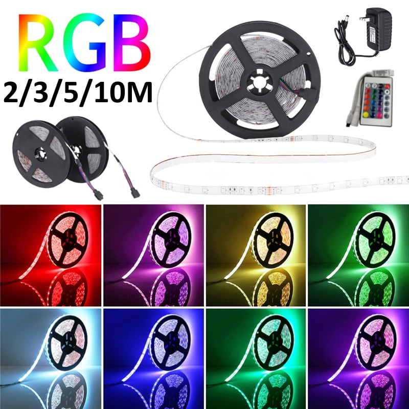 16 Colors RGB LED Light Strip Night Light Home Decor Party Lights Xmas ...