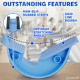 Cozlow Blue Calf Stretcher & Foot Rocker for Plantar Fasciitis ...