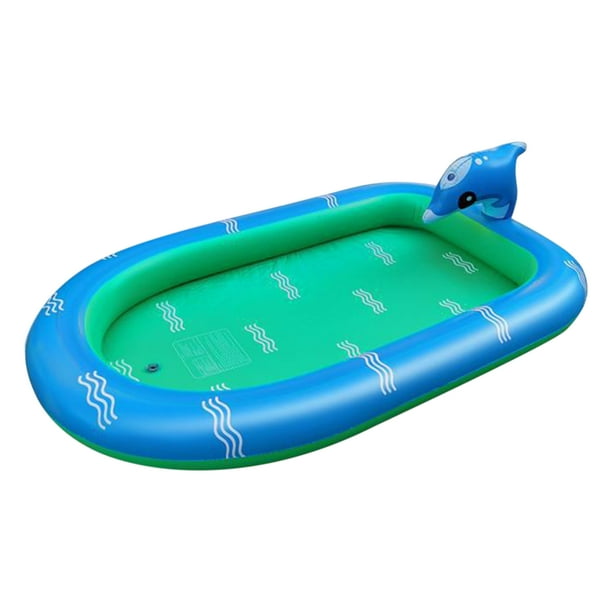 Portable Swimming Water Splash Pad PVC Outdoor Play Summer Kids ...