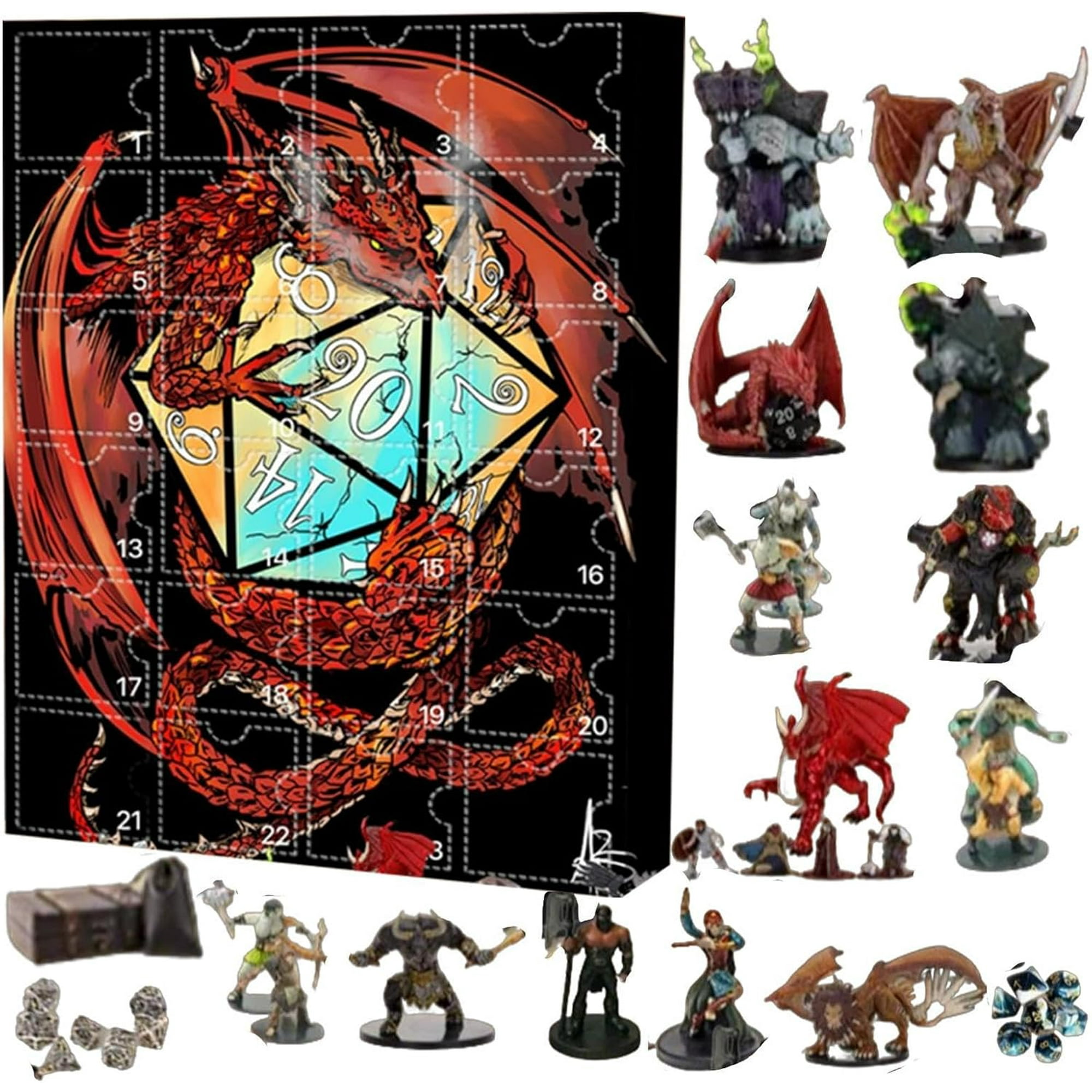 Click here for ‎xianswiv Dungeons Dragons Advent Calendar 2024 Dn... prices