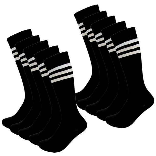 Kids Soccer Socks 4 Pack Boys Girls Cotton Team Socks Teens Children ...