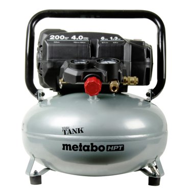 Hitachi 4 Gallon Portable Twin Stack Air Compressor - Walmart.com