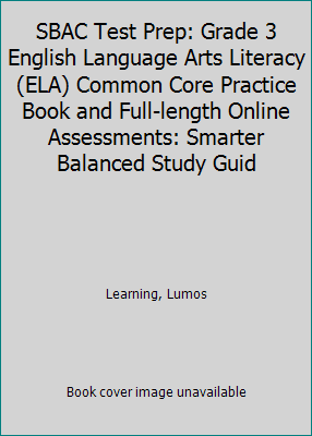 Pre-Owned SBAC Test Prep: Grade 3 English Language Arts Literacy (ELA ...